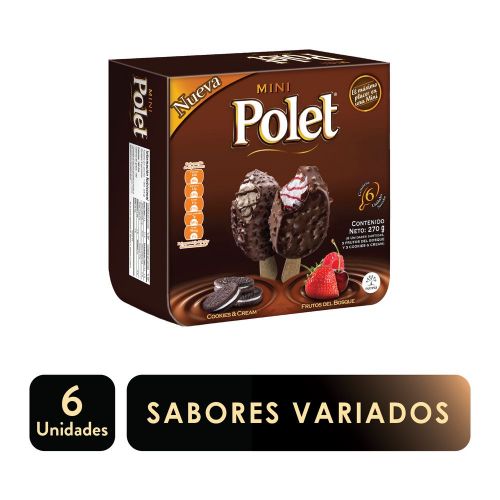 Merkko | Paleta CREM HELADO mini polet sabores surtidos (270 gr)